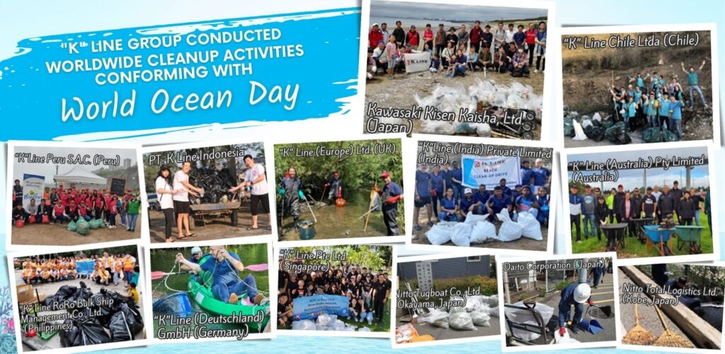 Worldwide Cleanup Activities conforming with World Oceans Day - K Line ...